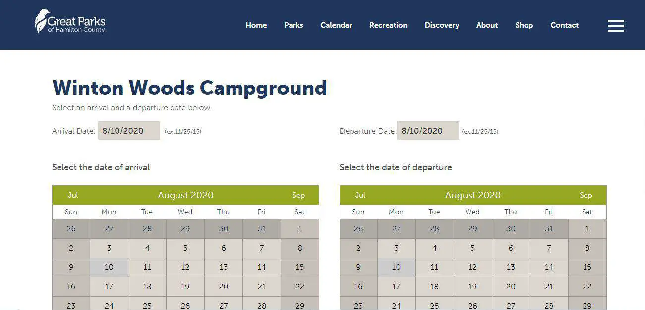 Winton Woods Campground - Go Together Go Far